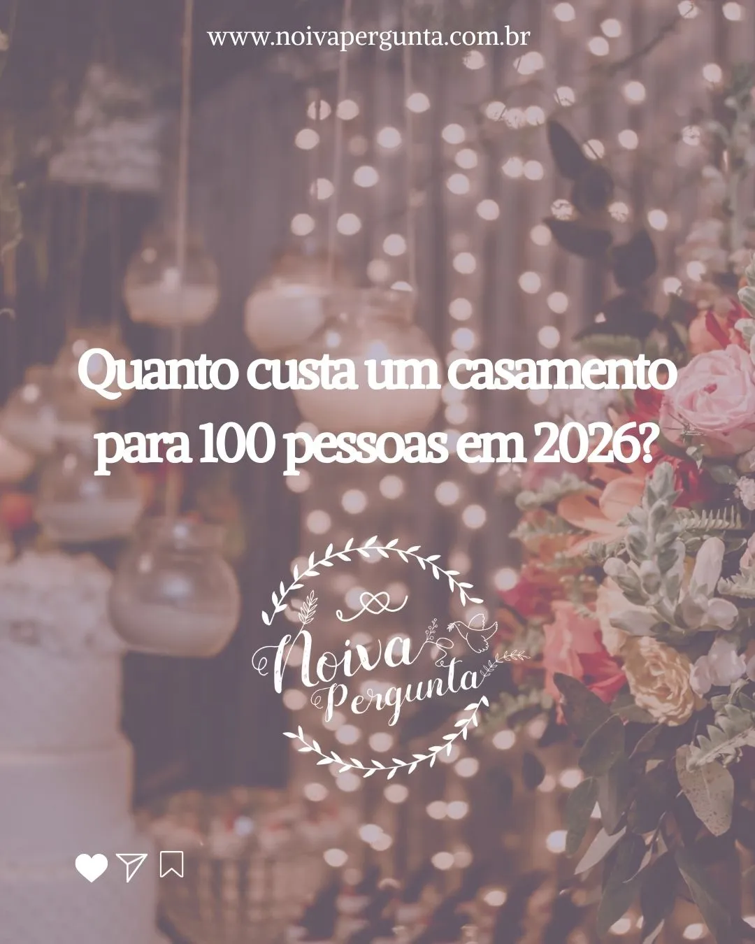 Quanto custa um casamento para 100 pessoas ? - Noiva Pergunta